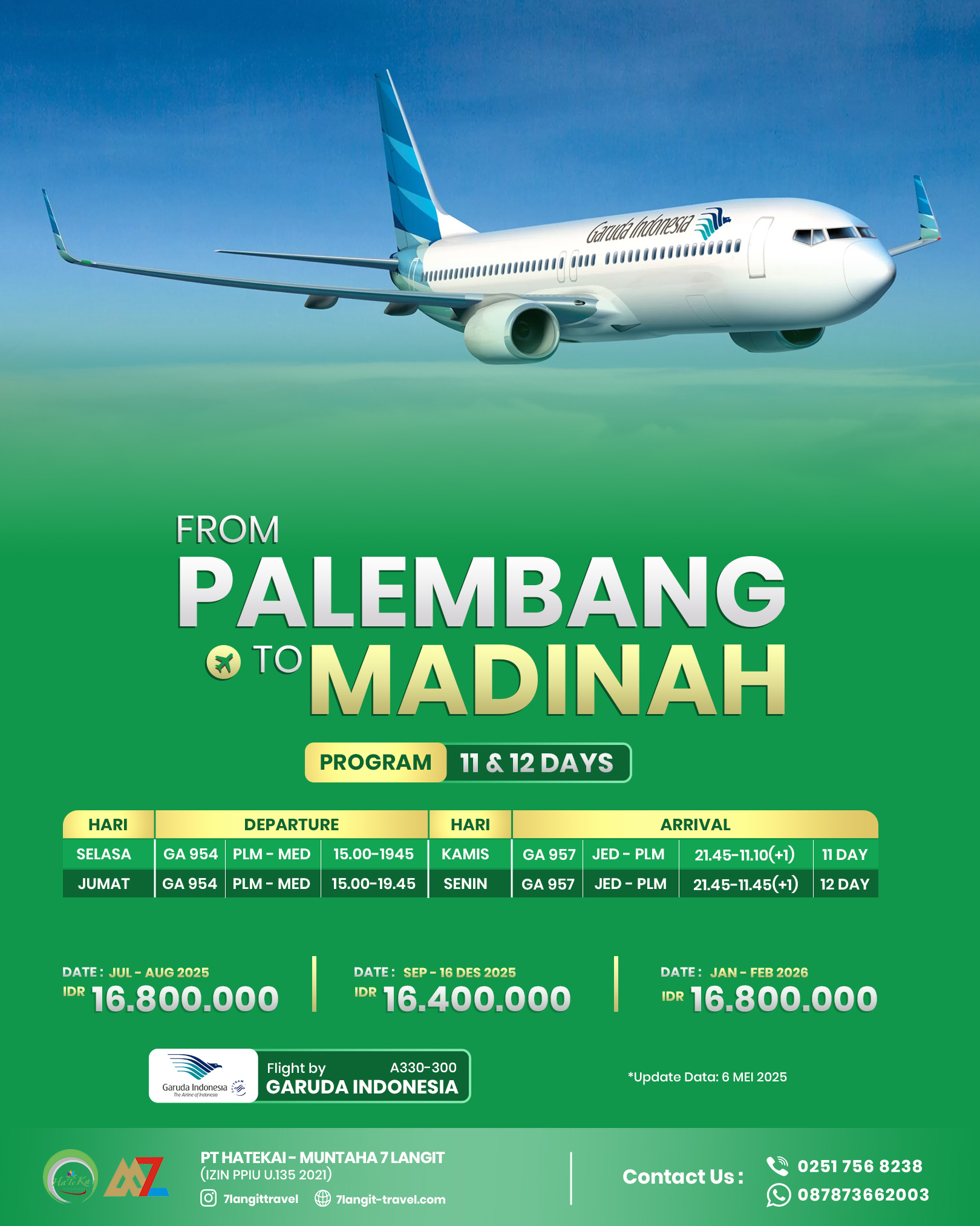 TIKET-GARUDA-INDONESIA-PALEMBANG – HTKI – 7 LANGIT TOUR & TRAVEL U.135 ...